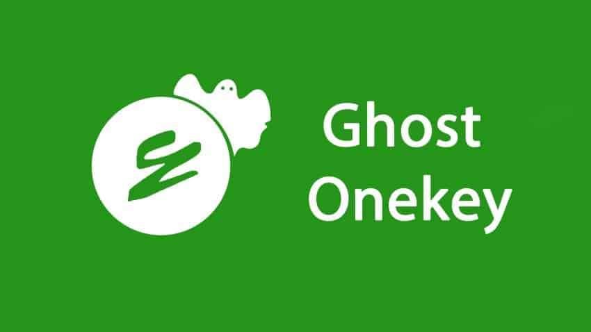 Ghost Win bằng phần mềm OneKey Ghost